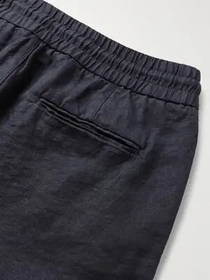 Orlebar Brown Cornell Slim-fit Linen Shorts - Blue