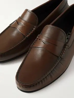 TOD'S City Gommino Leather Driving Loafers