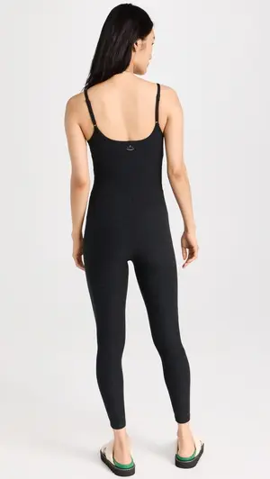 Beyond Yoga Spacedye Uplevel Midi Jumpsuit - Darkest Night