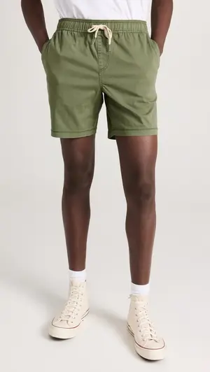 Rails Cruz Drawstring Shorts - Spring Olive