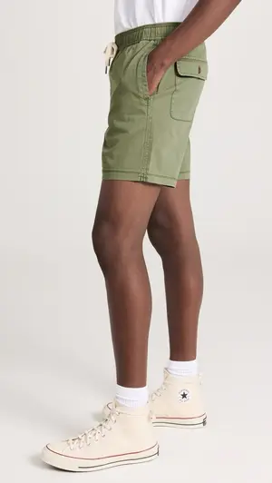 Rails Cruz Drawstring Shorts - Spring Olive