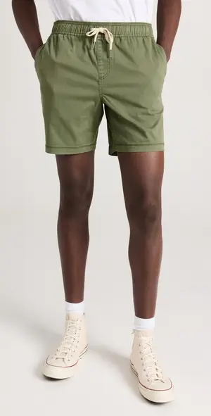 Rails Cruz Drawstring Shorts - Spring Olive
