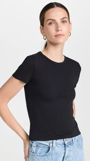 SLVRLAKE Baby Tee - Raven