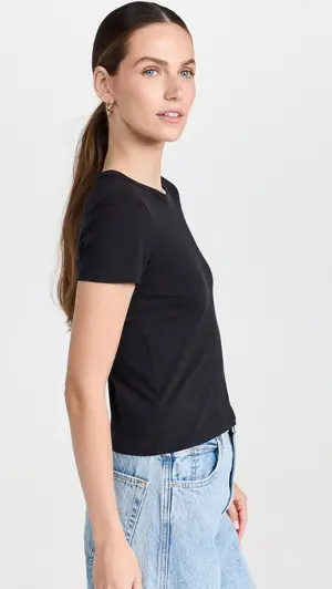 SLVRLAKE Baby Tee - Raven