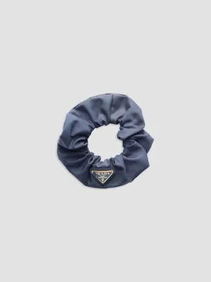Prada Re-nylon Scrunchie Medium Blue