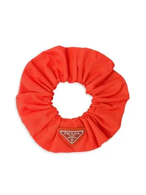 Prada Re-nylon Scrunchie Orange