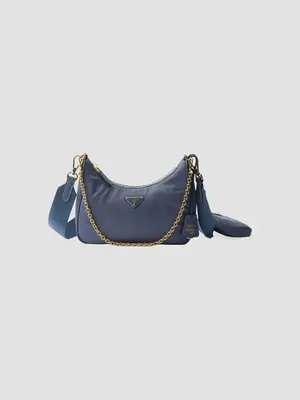 Prada Prada Re-Edition 2005 Shoulder Bag Medium Blue