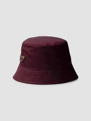 Prada Re-nylon Bucket Hat Dark Red