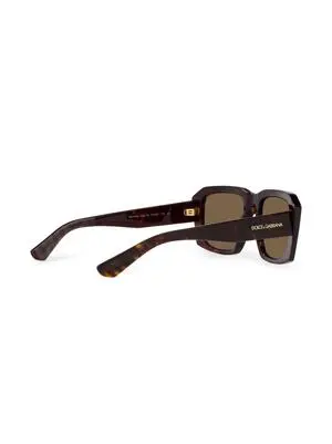 Dolce & Gabbana Tortoiseshell Square Frame Sunglasses