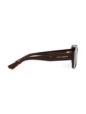 Dolce & Gabbana Tortoiseshell Square Frame Sunglasses