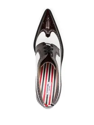 Thom Browne Soft Spazzolato Longwing Spectator Brogue Shoes