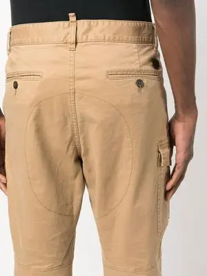 Dsquared2 Tapered Cargo Trousers - Brown