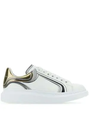 Alexander Mcqueen Metallic Shoes For Men
