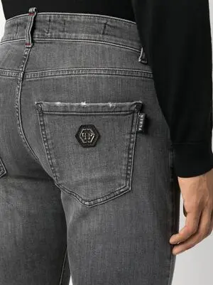 Philipp Plein Logo-patch Jeans