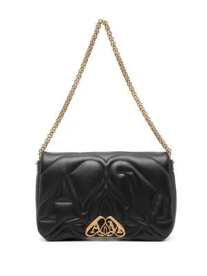 Alexander McQueen The Seal Shoulder Bag - Black
