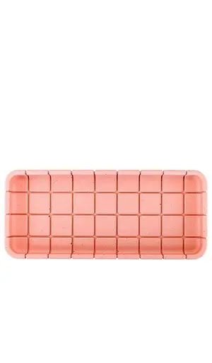 BLOCK Tile Oblong Tray In Pink