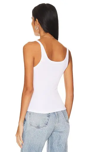 Lna Ribbed Tank - White