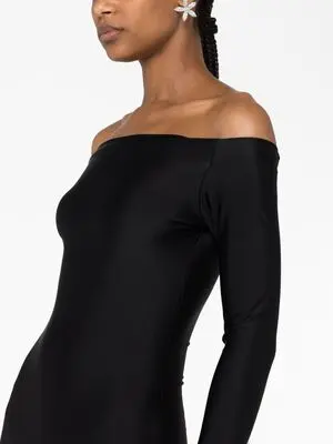 ATU BODY COUTURE Off-shoulder Gown - Black
