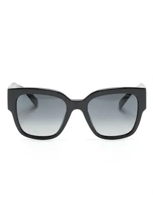 Versace Oversized Sunglasses - Black