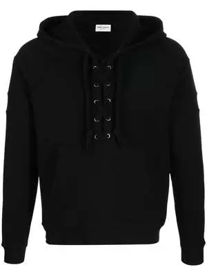 Lace Up Sweatshirts Hoodies For Men