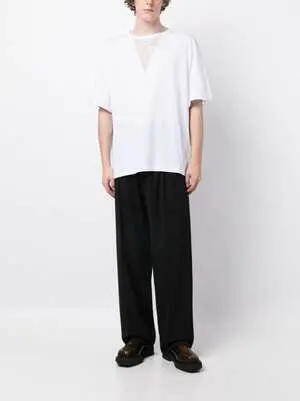 Raf Simons Fishnet-panel Short-sleeve T-shirt