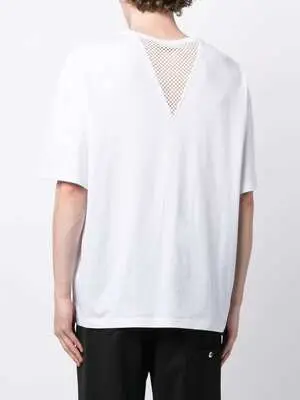 Raf Simons Fishnet-panel Short-sleeve T-shirt