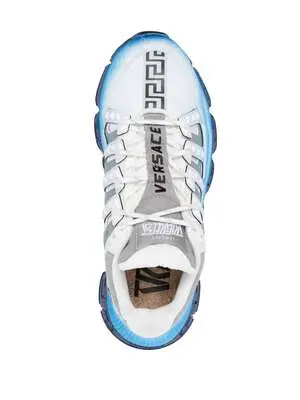 Versace Trigreca Lace-up Sneakers - Blue