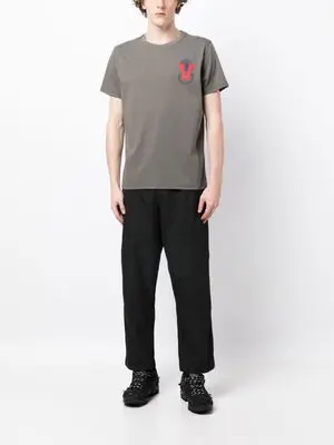 PORTS V Logo-embroidered T-shirt