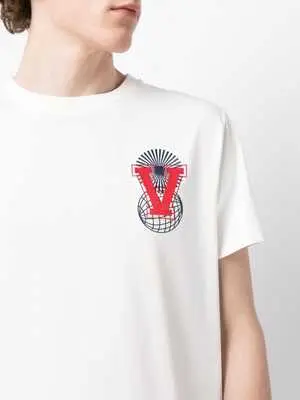 PORTS V Logo-embroidered T-shirt