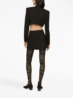 Dolce & Gabbana Stretch Twill Mini Wrap Skirt
