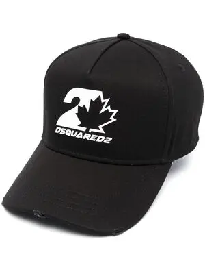 Dsquared2 Appliqué-patch Slogan-embroidered Cap