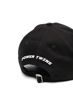 Dsquared2 Appliqué-patch Slogan-embroidered Cap