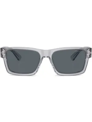 Prada Rectangle-frame Sunglasses - Grey