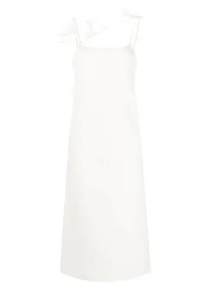 Jil Sander Spaghetti Strap Evening Dresses