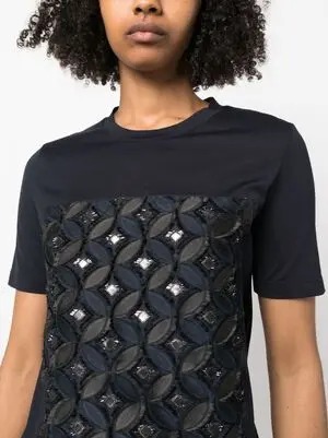 Fabiana Filippi Patterned Jacquard T-shirt