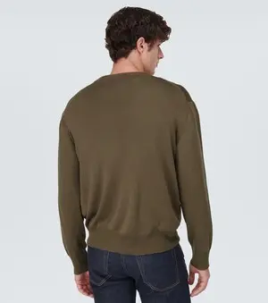 TOM FORD Silk Henley Shirt - Green