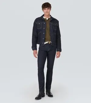 TOM FORD Silk Henley Shirt - Green