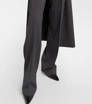 Alessandra Rich Pinstriped Straight Pants