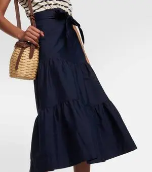 Veronica Beard Pazila Cotton Midi Dress