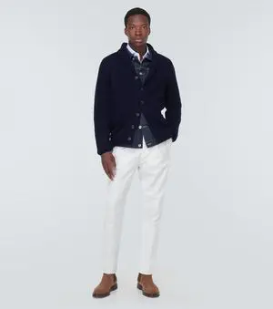 Brunello Cucinelli Ribbed-knit Cashmere Cardigan