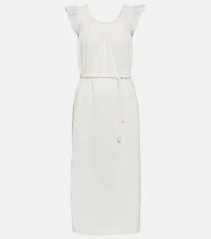 Velvet By Graham & Spencer Justine Cotton Gauze Midi Dress