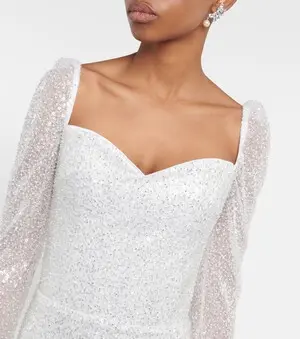 RASARIO Rossalind Sequined Gown