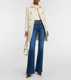 Veronica Beard Beverly High-rise Flared Jeans