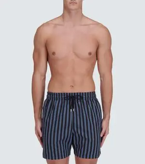 Derek Rose Bondi 8 Striped Swim Shorts