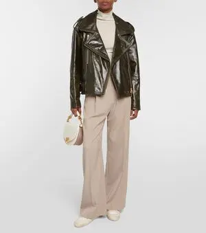 Dorothee Schumacher Leather Biker Jacket
