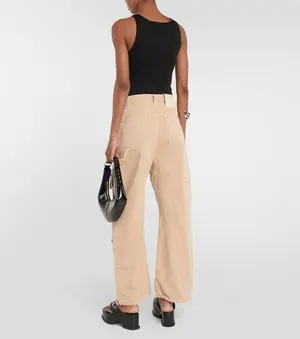 Sportmax High-rise Wide-leg Cargo Pants