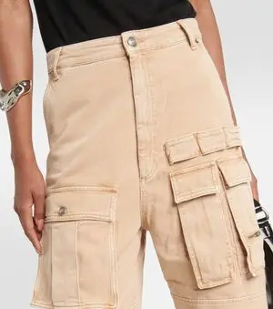 Sportmax High-rise Wide-leg Cargo Pants