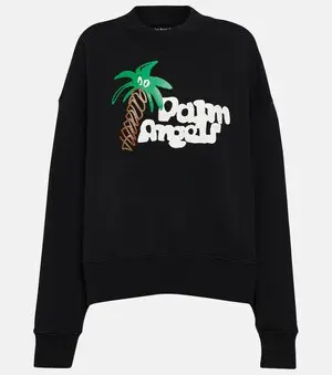 Palm Angels Cuffed Sweatshirts Hoodies For Women