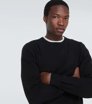 Brunello Cucinelli Cashmere Crewneck Sweater - Black