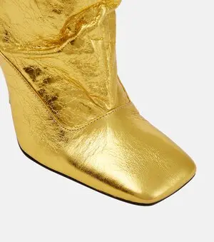 Attico Sienna 105mm Knee-high Boots - Gold